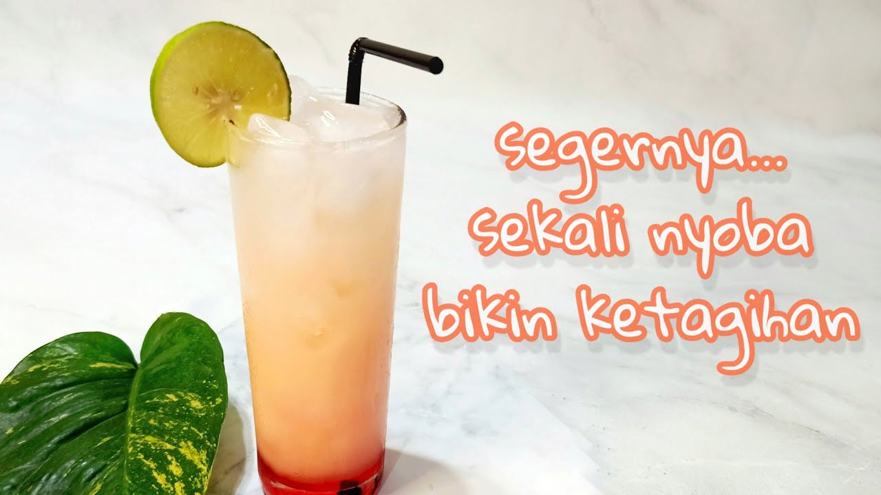 minuman ala resto...bikinnya 5 menit,rasanya selangit - YouTube