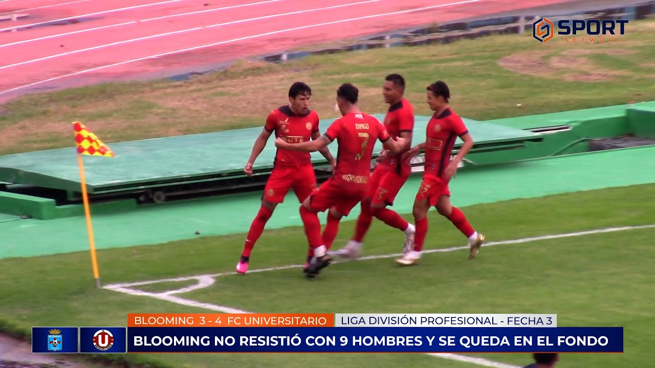 BLOOMING 3 - 4 FC UNIVERSITARIO - Resumen del Partido - YouTube