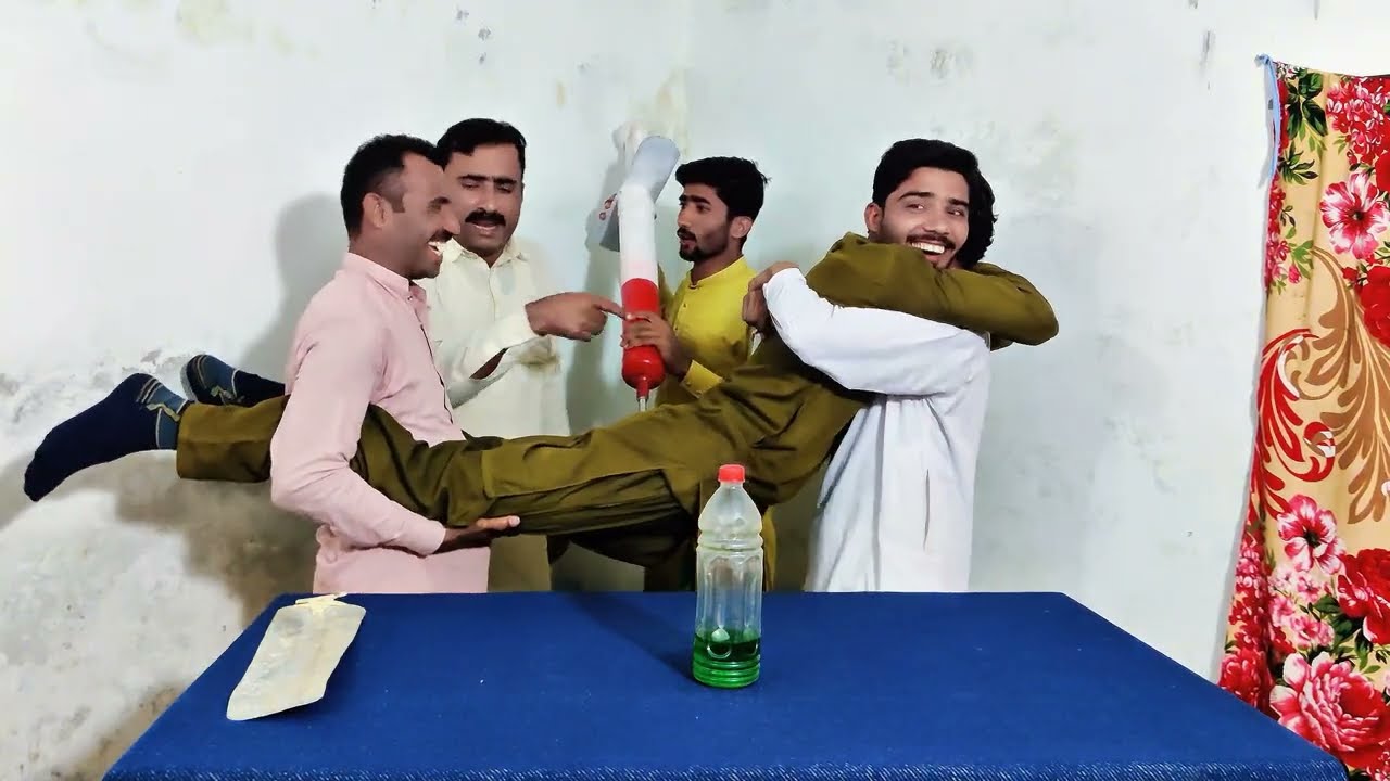 New Funny Comedy 🤣 Video 2025 |Flip The Bottle Hand Stand with Sui Wala ...