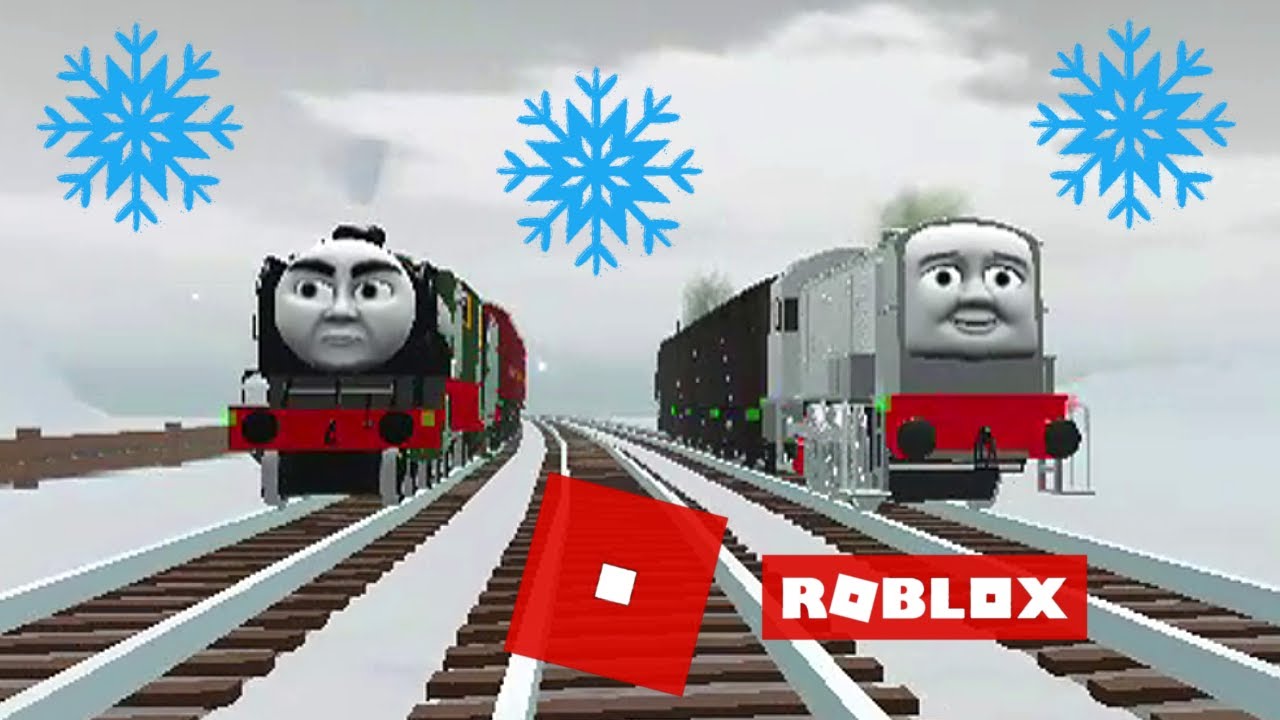 Thomas & Friends Roblox Race in the Snow | Thomas Chugging - YouTube