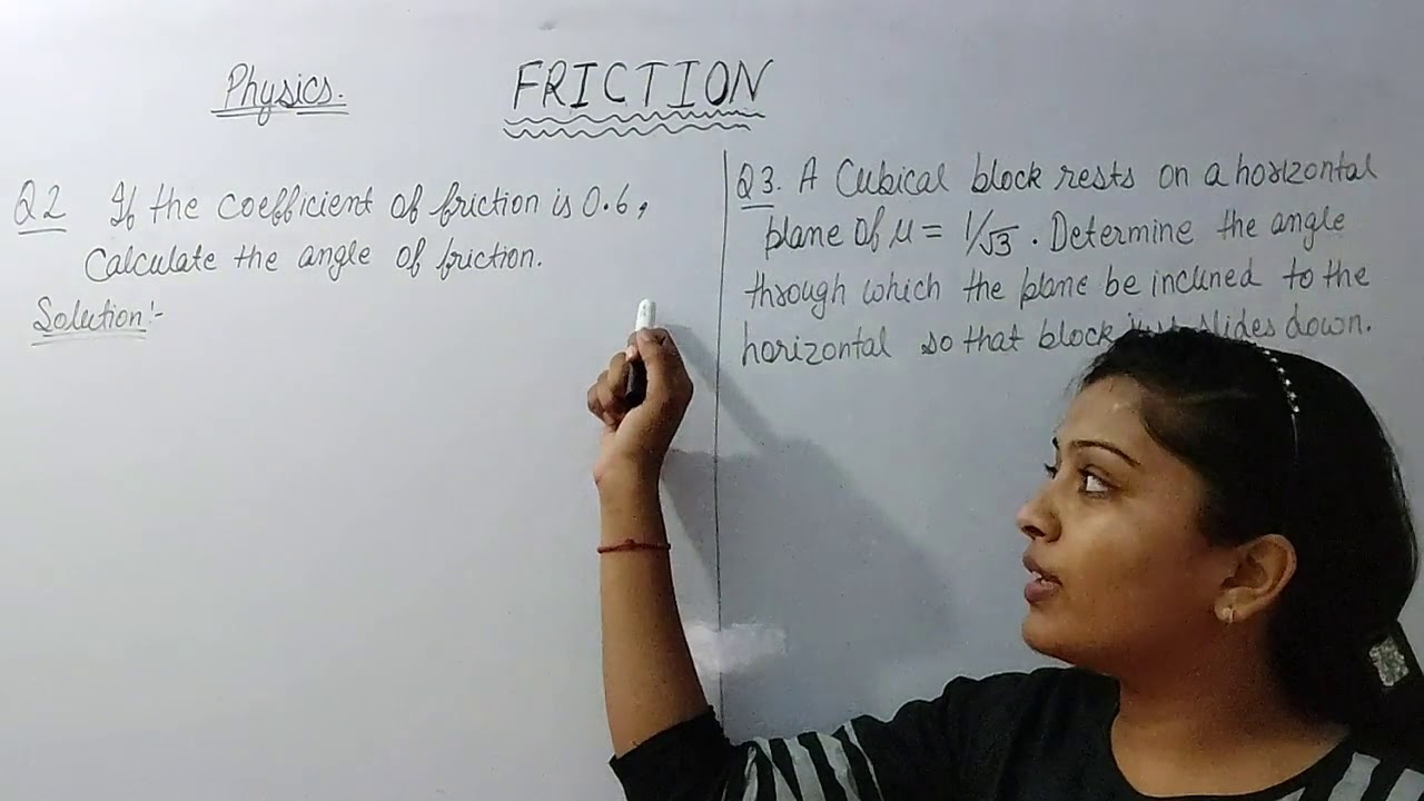 Mechanics- Friction- class 9 - YouTube