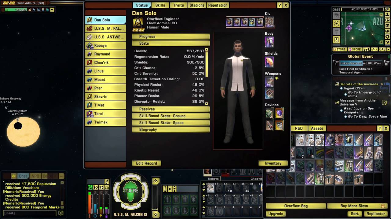 STO Temporal Recruit Reputation rewards - YouTube