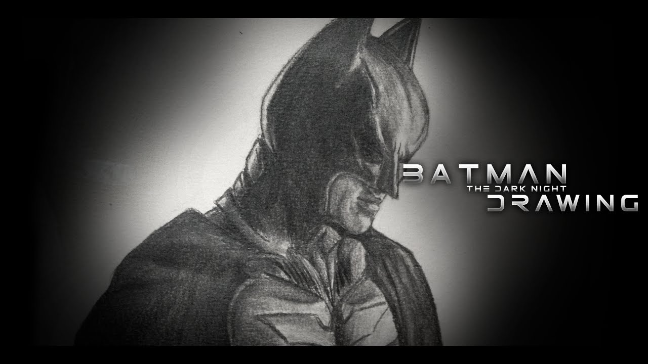 Speed Drawing: "Batman" - The Dark Knight - YouTube