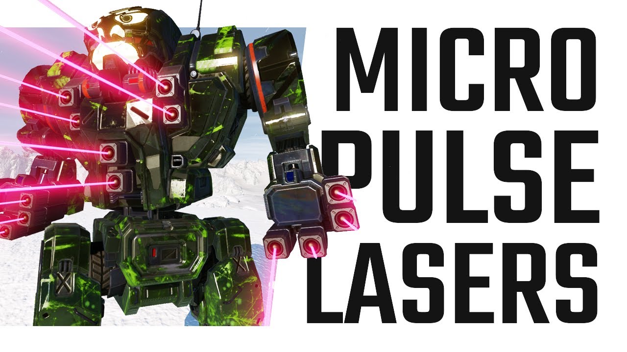 16 Micro Pulse Lasers on an Assault Mech 🤣 - Mechwarrior Online The ...