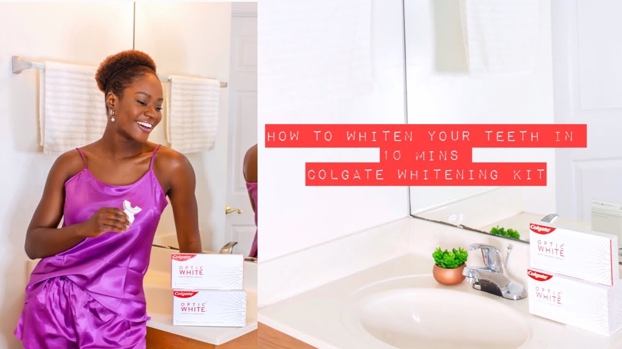 #DiY How To Use Colgate Optic White Advanced Led Whitening Kit At Home ...