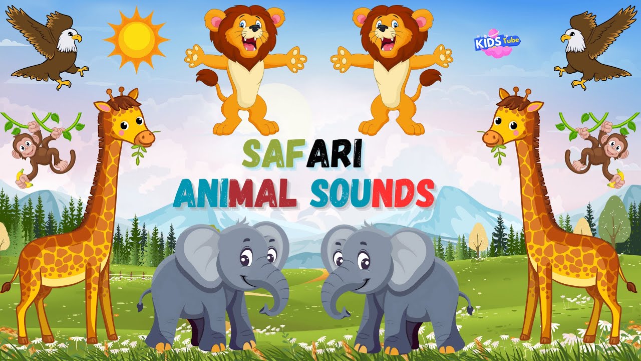 The Animals Sounds Song | Animal Names & There Sounds | Kids tube - YouTube