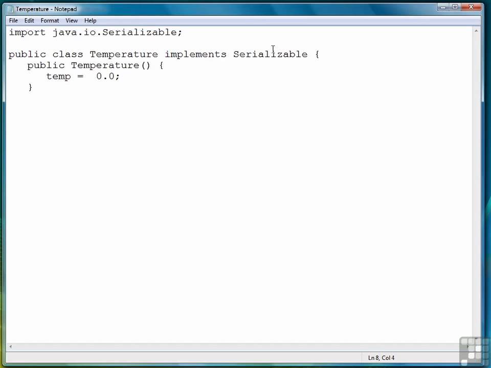 14 01 Creating A JavaBean Class - YouTube