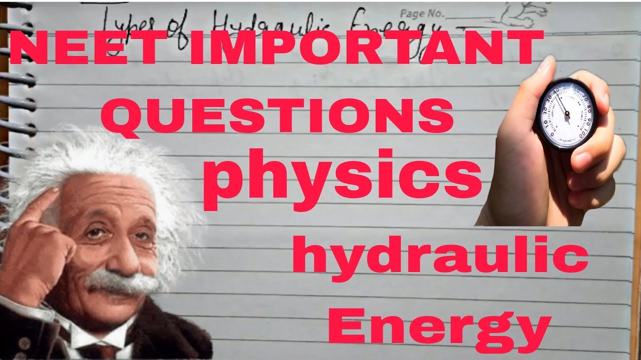 TYPES OF HYDRAULIC ENERGY // potential energy or Kinetic energy or ...