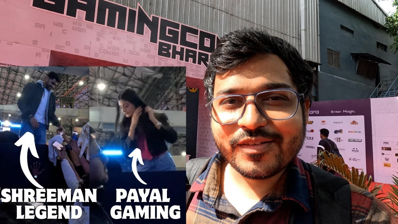 I spotted Shreeman Legend and Payal Gaming at GamingCon Full Vlog - YouTube