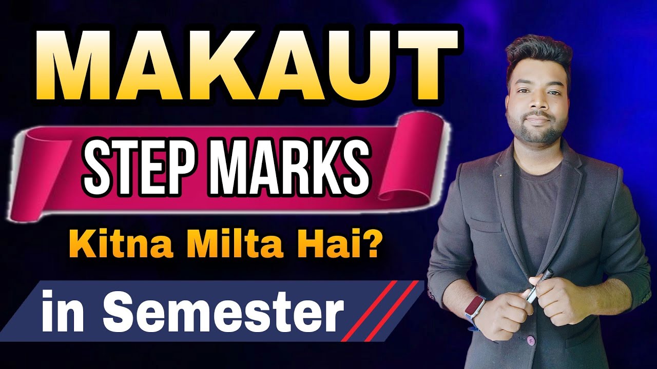 🤫MAKAUT Step Counting Marks in Semester Exam😨 in Mathematics | What is ...