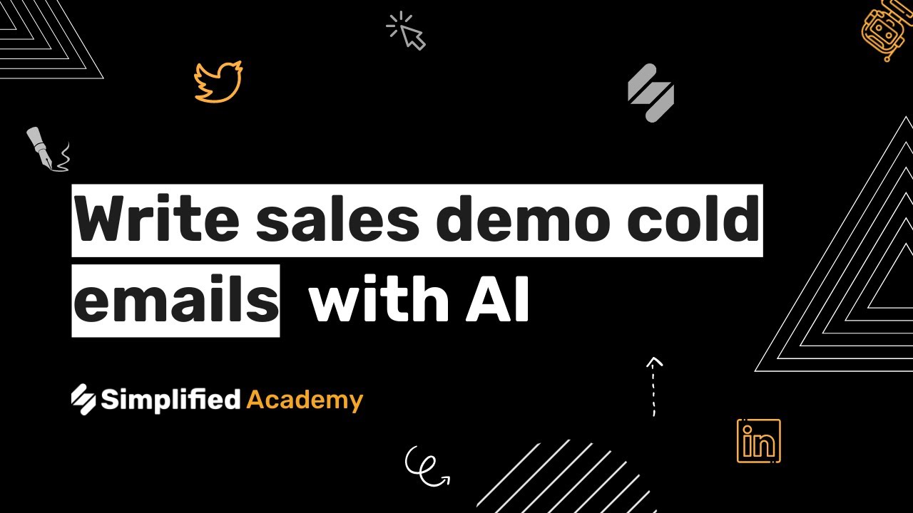 Write sales demo cold emails with AI - YouTube