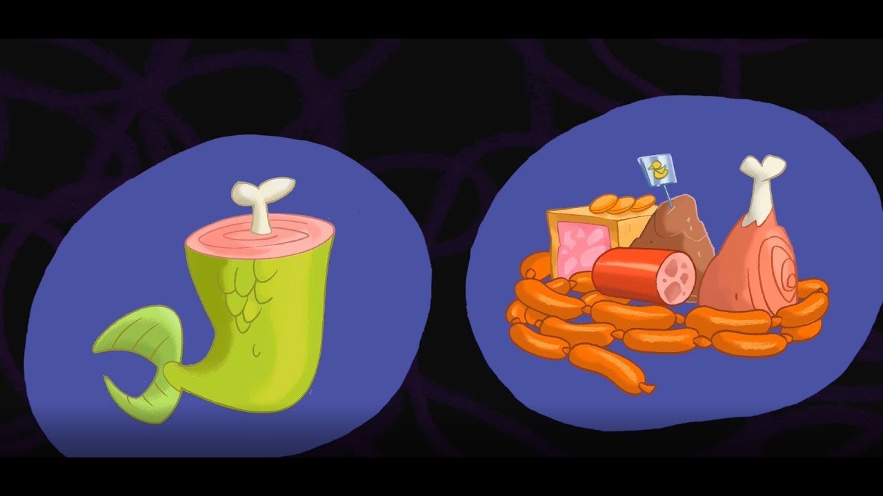 Zig & Sharko 🍗 ZIG DREAMS ABOUT EATING MARINA 🍗 Cartoons for Children ...