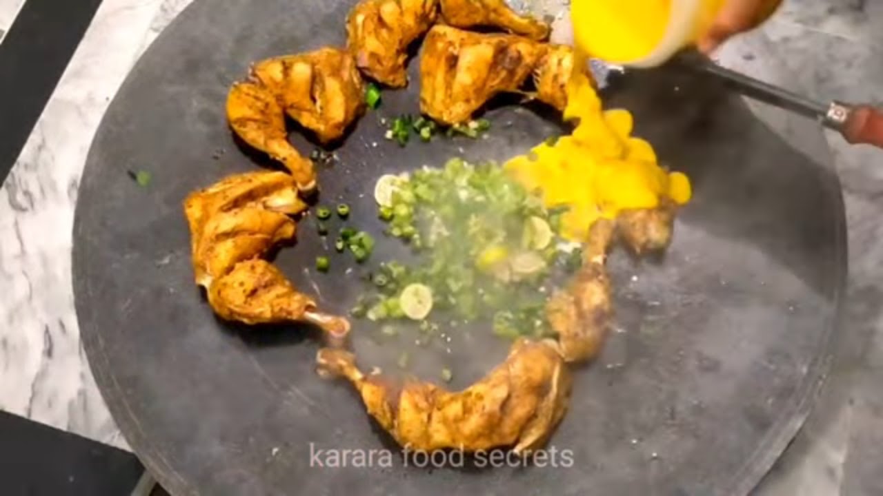 Tawa Chicken Recipe | Lahori Tawa Piece Sreet Food Style Karara ...