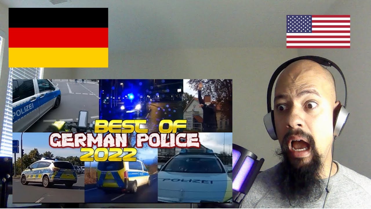 American Reacts To German Police BEST OF 2022 | German Police Video ...