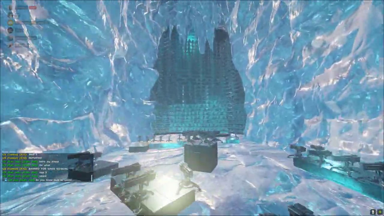 Ark Unofficial Base Tour Snow North Exiled Day 2 - YouTube