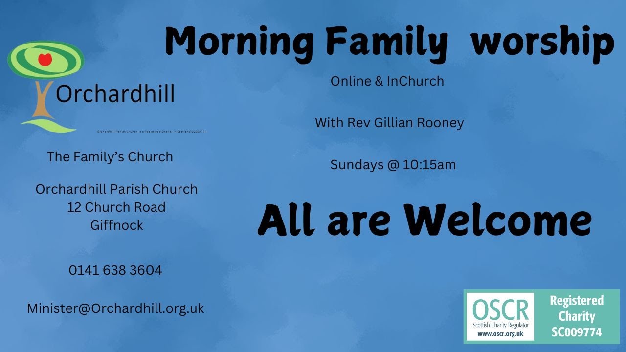 Welcome to our Family service this Sunday 9th March 2025 - YouTube