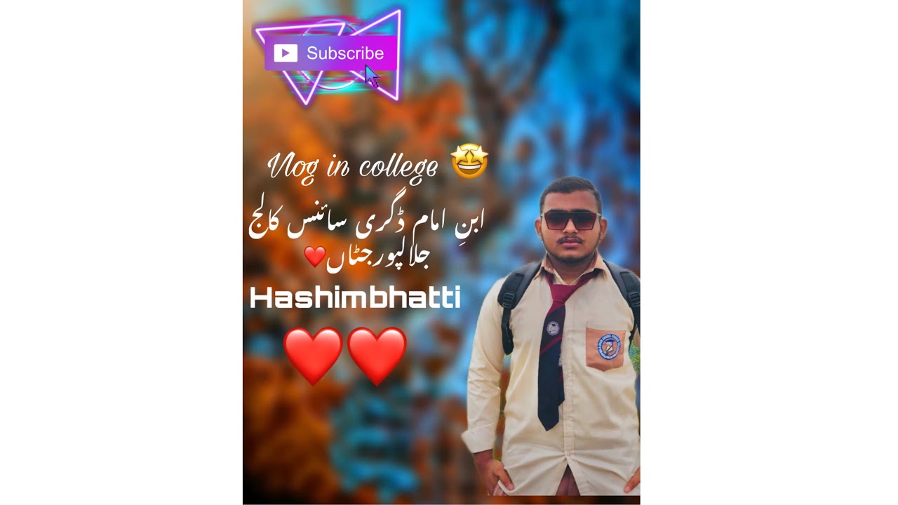 Vlog in collage support my new vlog and watch 🤩🤩 ️😍 - YouTube