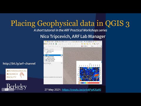 How to georeference and clip geophysical data in QGIS 3.x