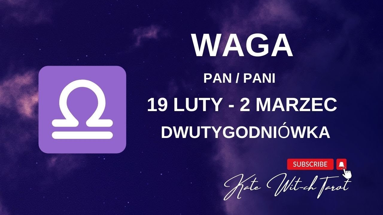 ♎#WAGA🌟#pan#pani#dwutygodniówka#tarotpl#czytanietarota - YouTube