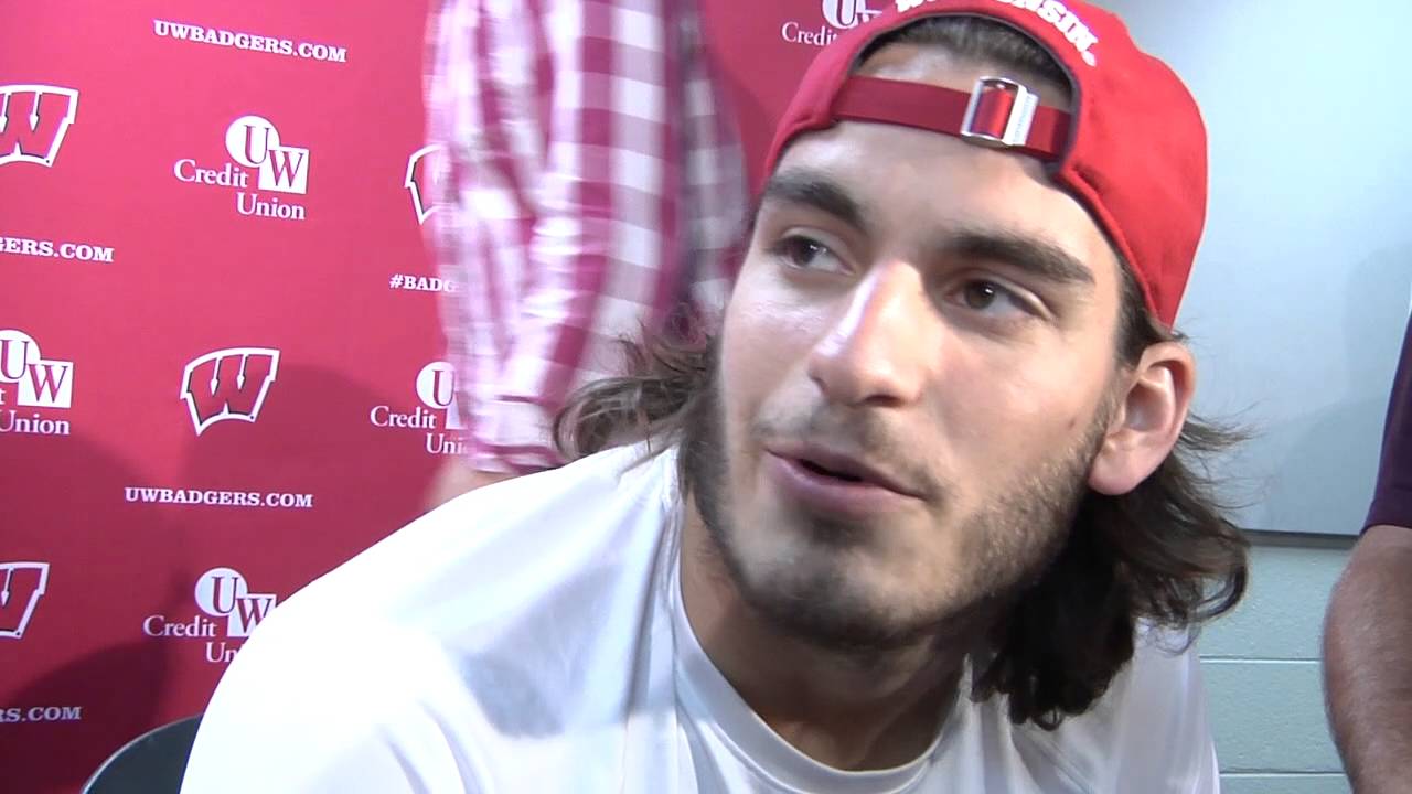 Badgers' Leo Musso 'one of those dudes that just loves football' - YouTube