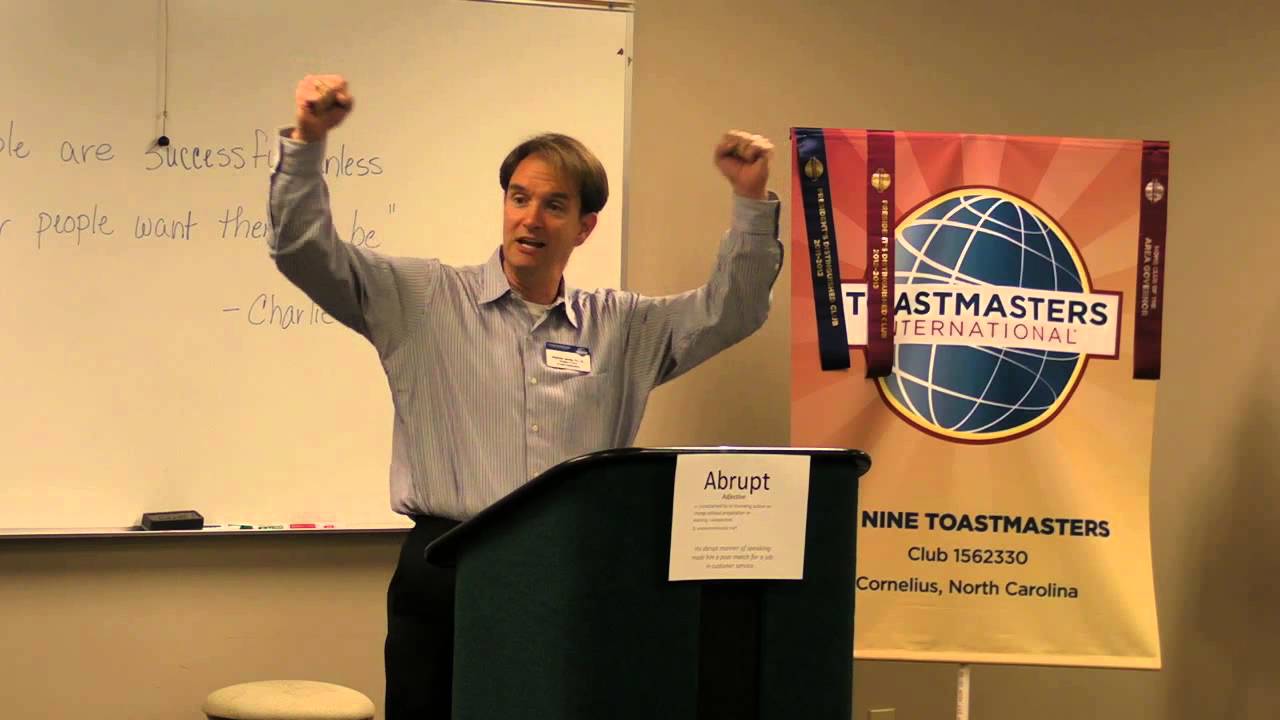 Toastmasters Evaluator - Matthew James for Ann Starrette - YouTube