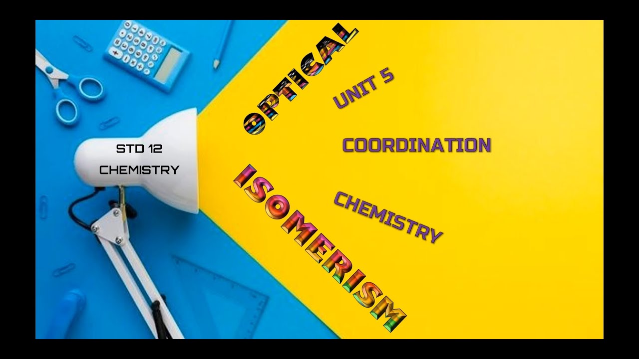 3D ANIMATION ON OPTICAL ISOMERISM, STD 12 CHEMISTRY, COORDINATION ...