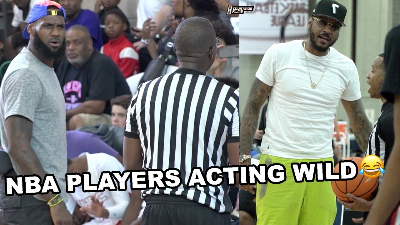 NBA PLAYERS ACTING UP AT YOUTH BASKETBALL GAMES!! - YouTube