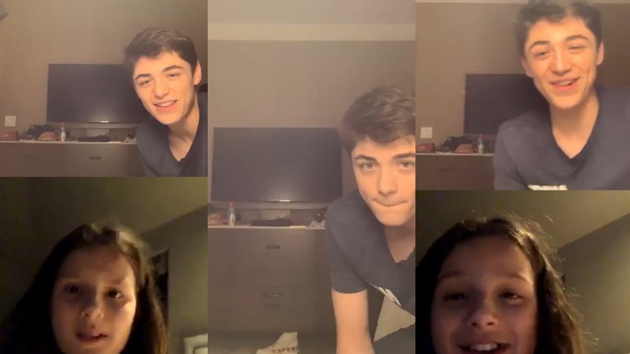 Asher Angel & Hayley LeBlanc | Instagram Live Stream | 24 February 2019 ...