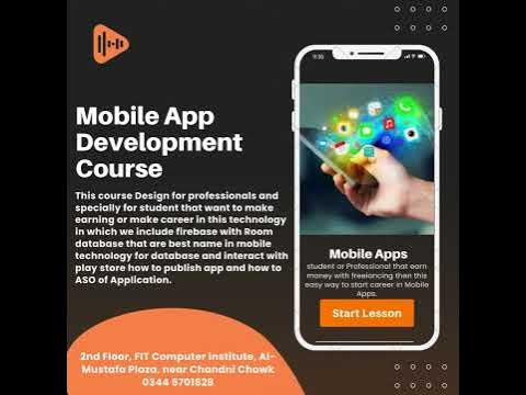 Mobile App Development Course In Rawalpindi Islamabad - YouTube