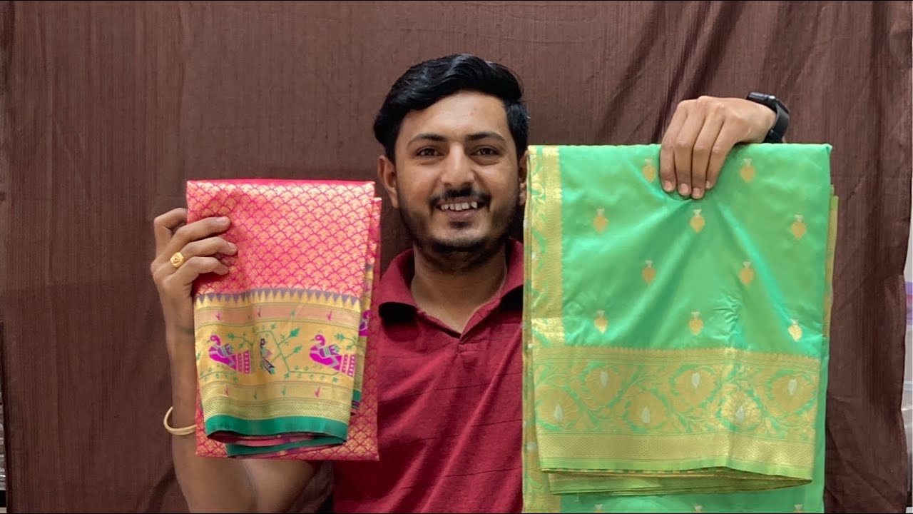 Super Duper saree Collection 1200/only offer Varad PAITHANI Yeola😍 ...