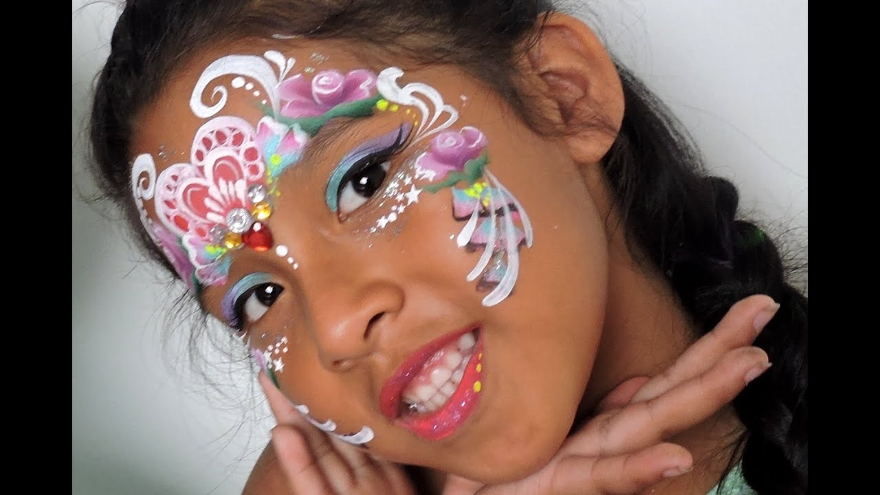 Tutorial Caritas Pintadas San Valentin - Valentines Face Painting ...