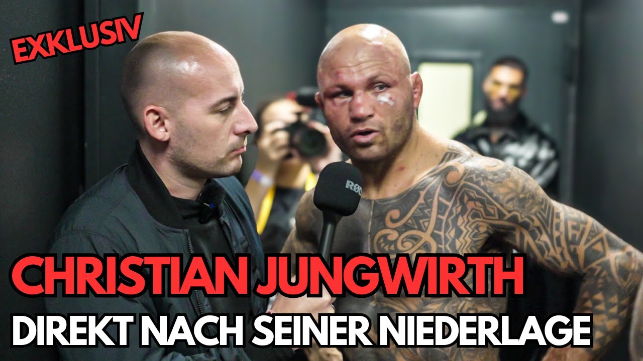 CHRISTIAN JUNGWIRTH - Erstes INTERVIEW nach der NIEDERLAGE gegen ...
