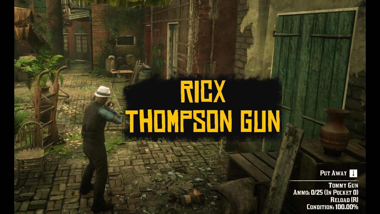 RedM Script - RicX Thompson Gun- RedEM:RP & QBR Script - YouTube