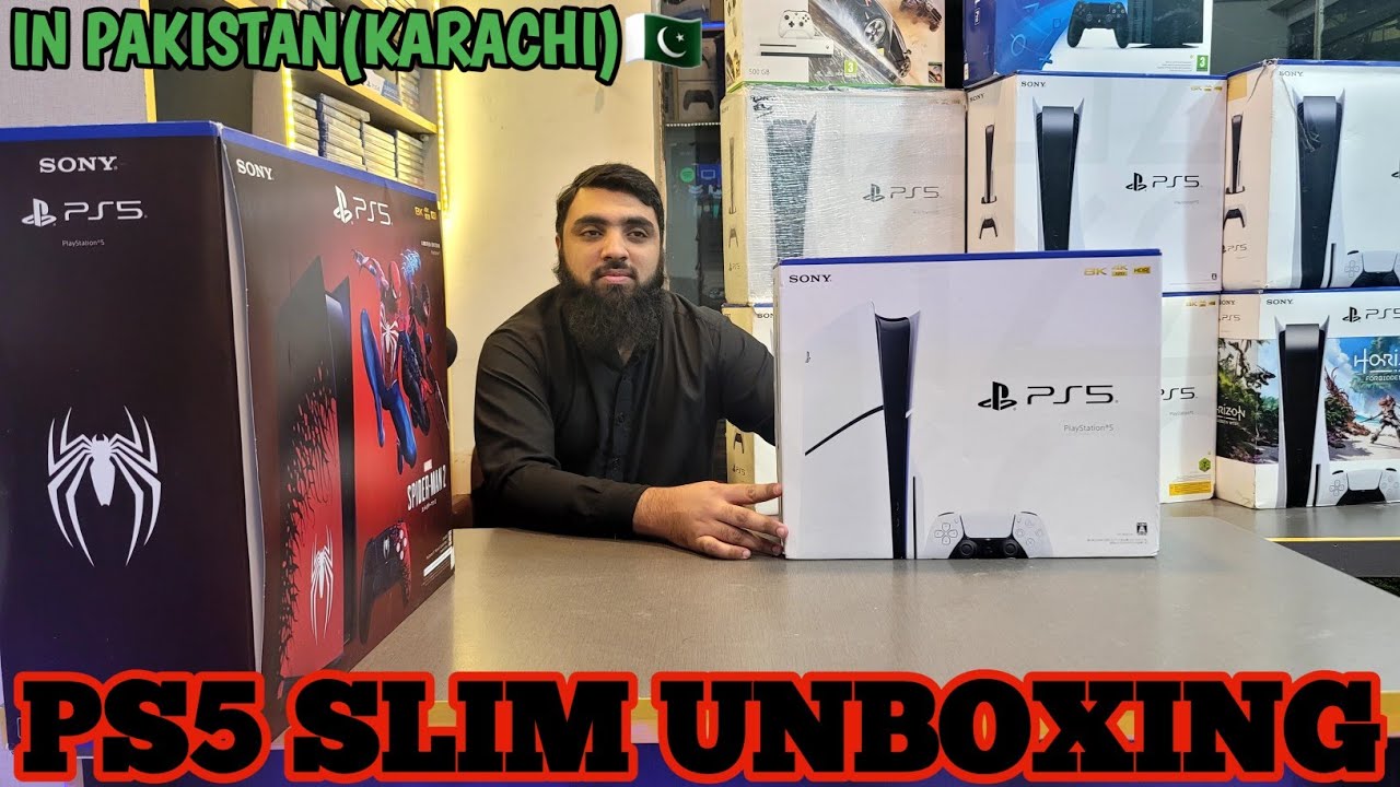 PS5 SLIM UNBOXING IN PAKISTAN(KARACHI) DECEMBER 2023... - YouTube
