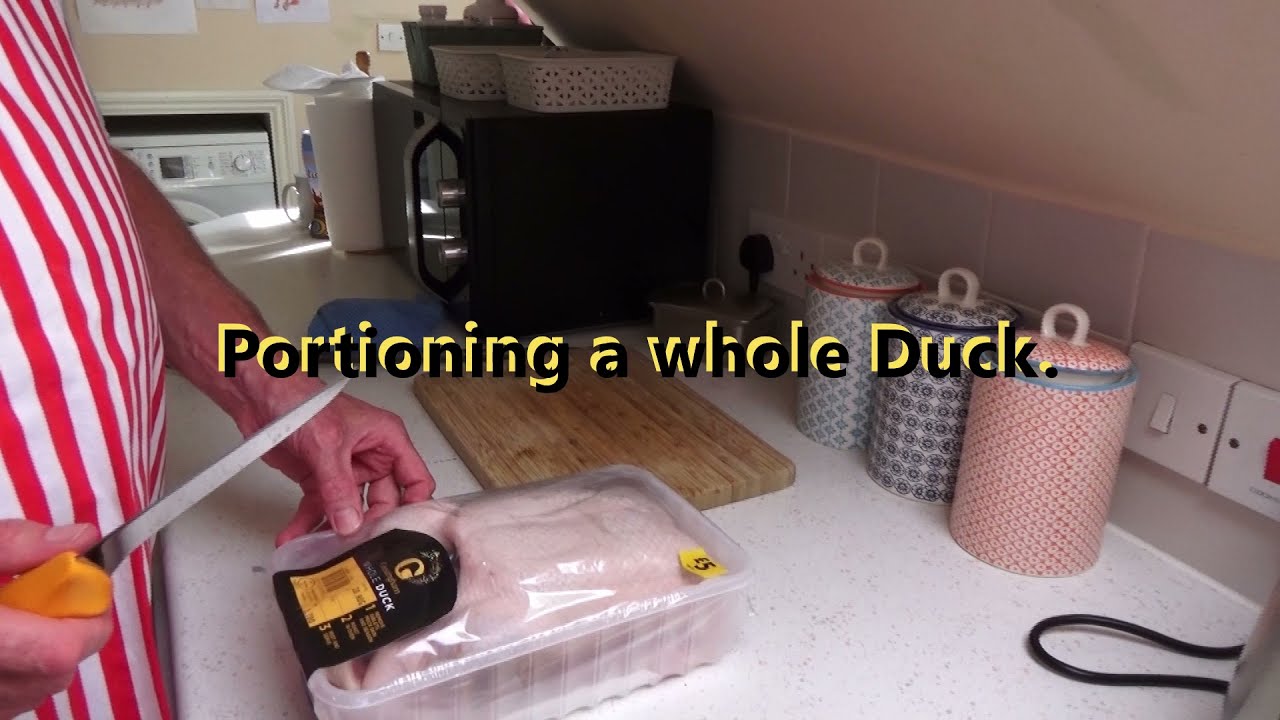 How to portion a Duck - YouTube