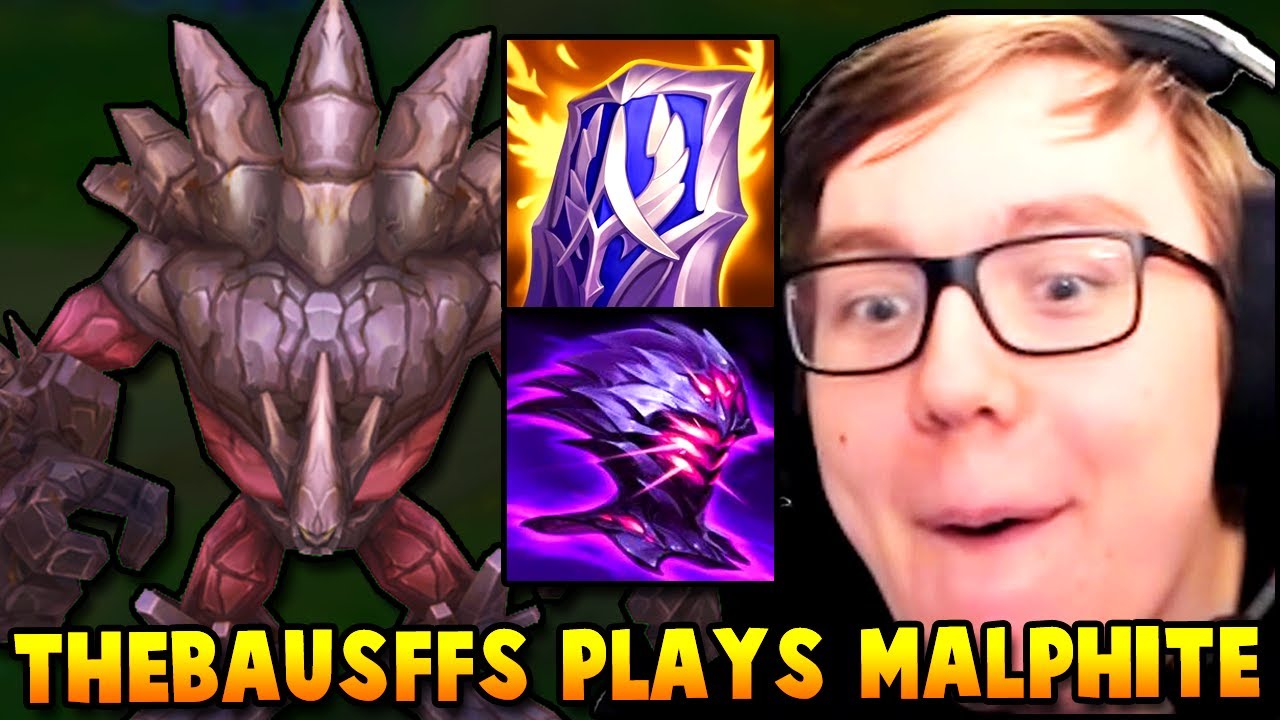 TheBausffs is FINALLY PLAYING MALPHITE TOP ROCK SOLID - YouTube