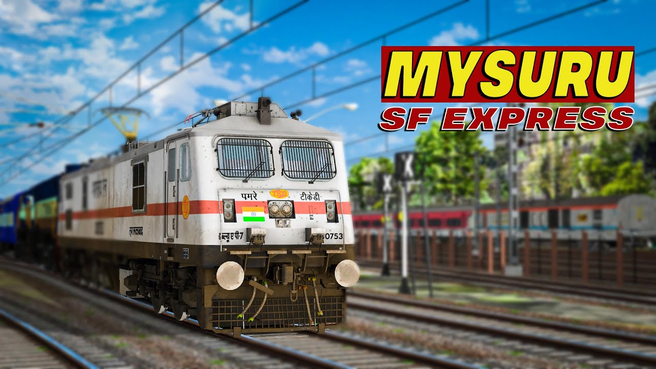 🔴LONG RUN WITH MYSURU SF EXPRESS || SOUTH ROUTE || TSDR ROUTE || LIVE ...