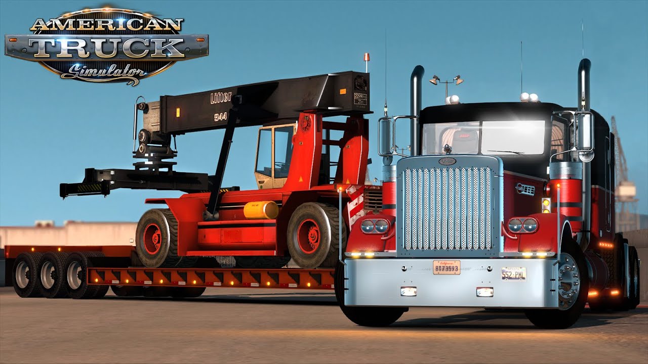 American Truck Simulator: Container Lifter from Stockton to Oakland ...