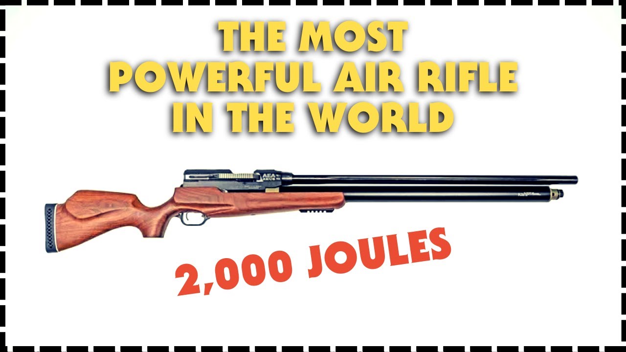 The World's Most Powerful Air Rifle AEA Zeus 72 - YouTube