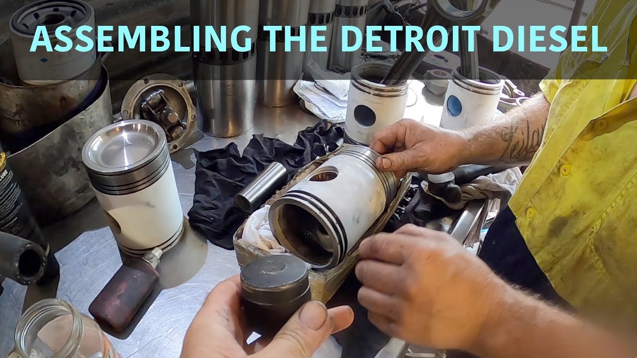 Assembling the Detroit Diesel - YouTube