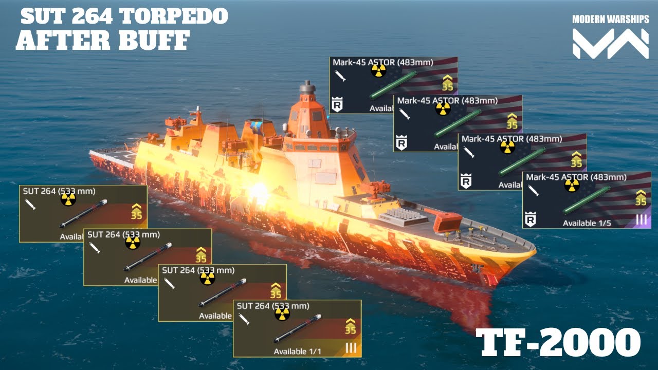 TF-2000 - With SUT 264 Torpedo 🔥 After buff 😎 Gameplay video - modern ...