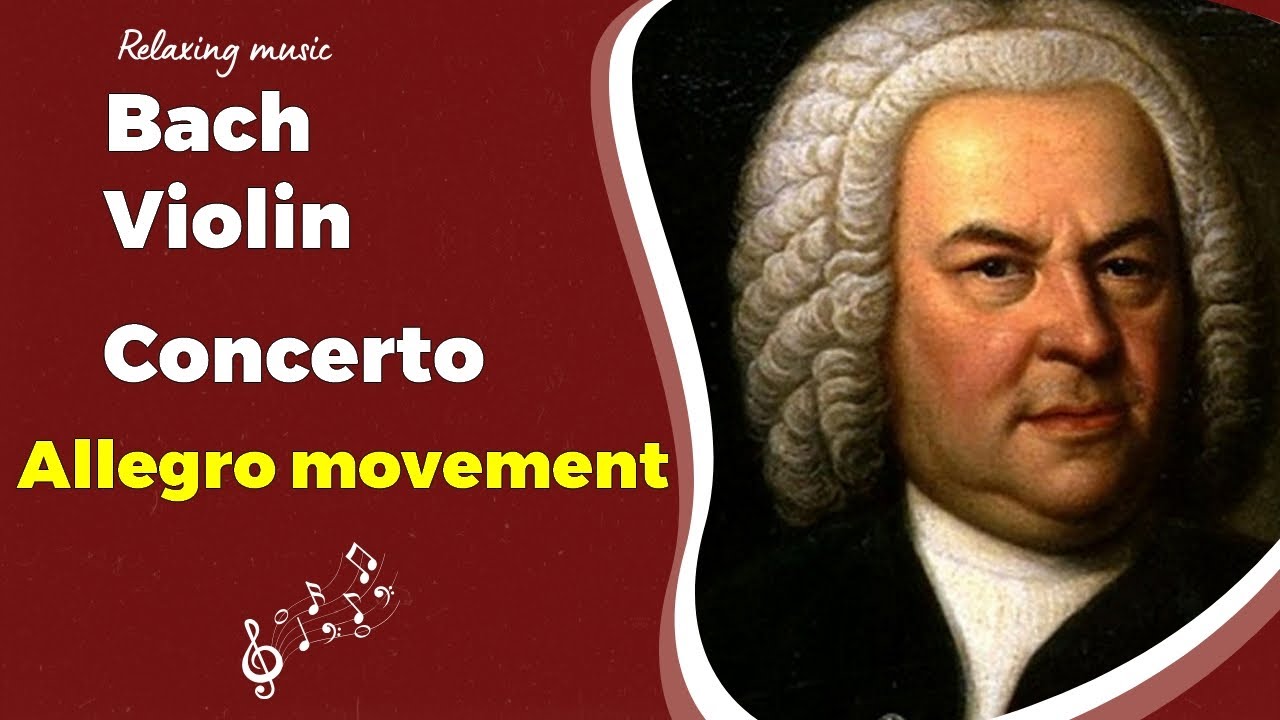 Concerto para violino de Bach em lá menor 1 movimento Allegro - YouTube