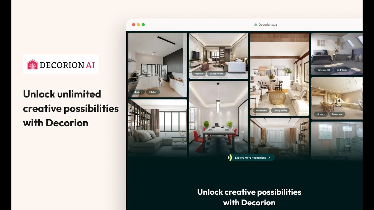 Design your home with Decorion AI - YouTube