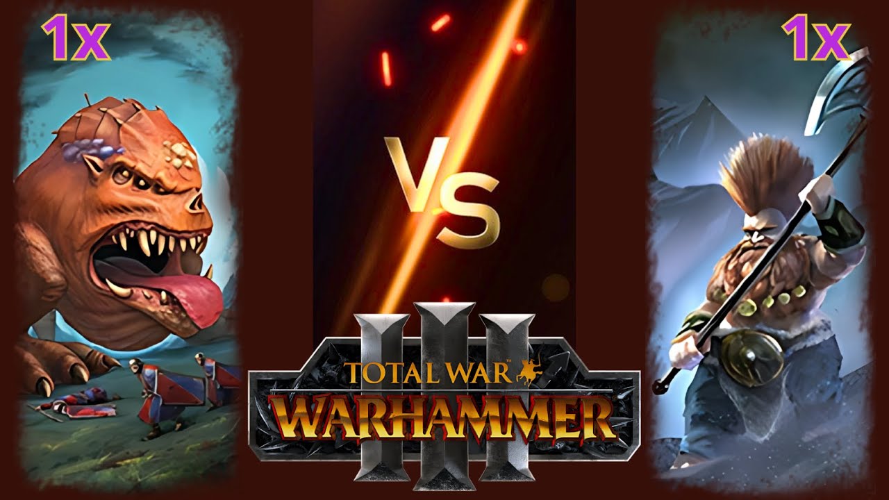 Can Giant Slayers Beat Colossal Squig in Total War: Warhammer 3? - YouTube