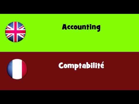 FROM ENGLISH TO FRENCH = Accounting - YouTube