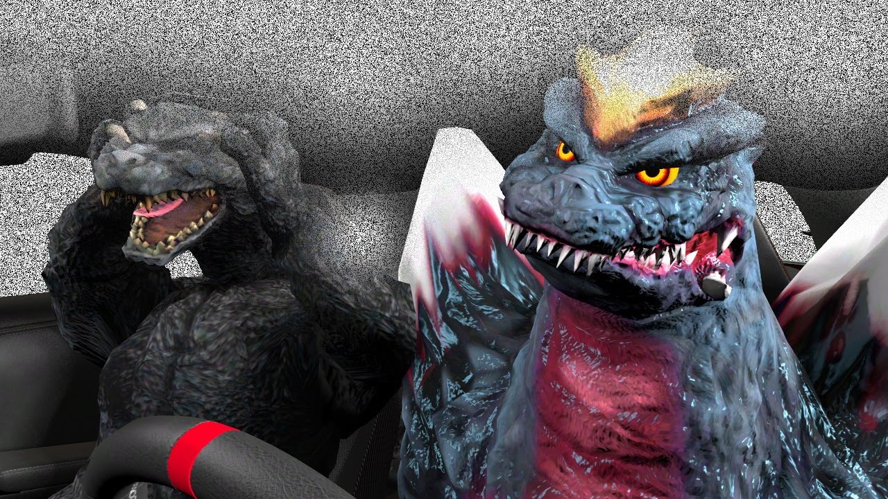 Godzilla Buys A New Car: Part 2 - YouTube