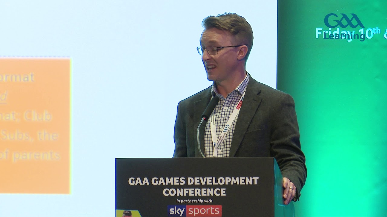 National Games Development Conference 2020, Dr. Daragh Sheridan, GAA ...