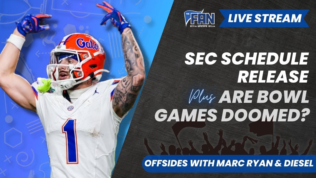 SEC schedules released (who got screwed), Are bowl games doomed? - OFFSIDES w/ MARC RYAN and ...