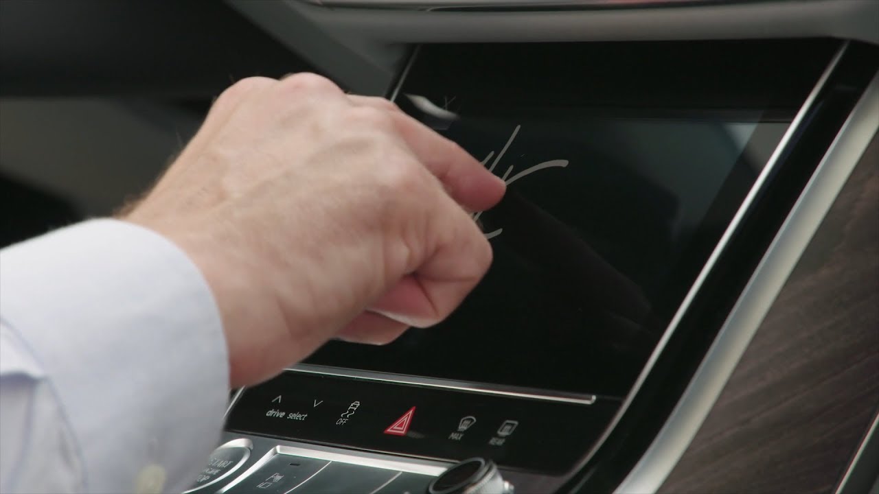 Audi A8: handwriting recognition :: [1001cars] - YouTube