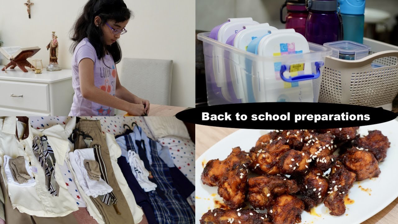 Back to school preparations tips and tricks - YouTube